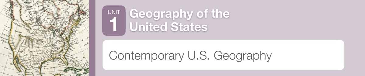 Exploros | Contemporary U.S. Geography