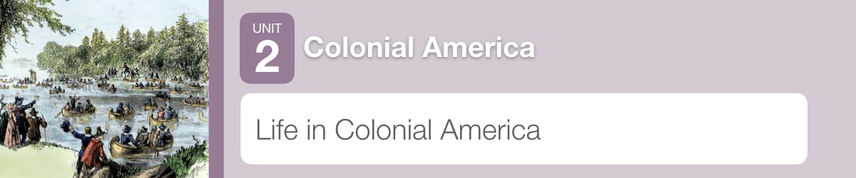 Exploros | Life in Colonial America