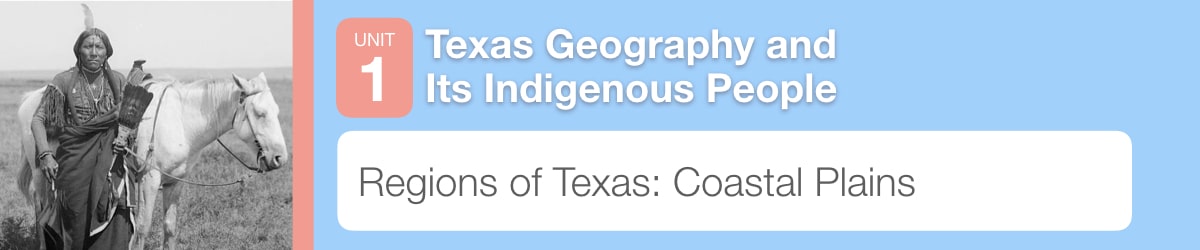Exploros | Regions of Texas: Coastal Plains