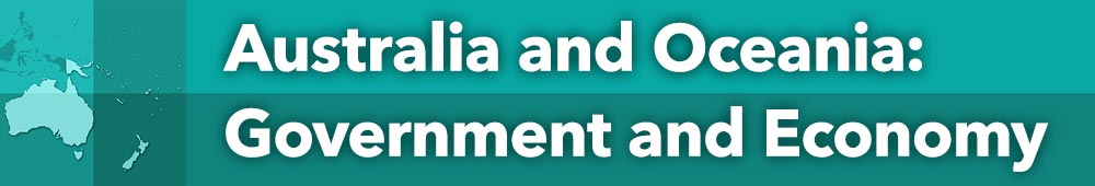 Exploros | Australia and Oceania: Government and Economy