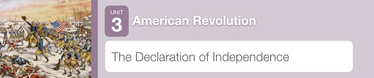 Exploros | The Declaration of Independence