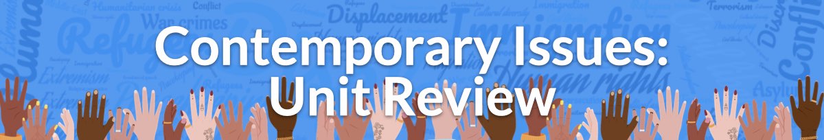 Exploros | Contemporary Issues: Unit Review